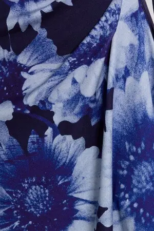 Erdem Floral-print Jersey Midi Dress