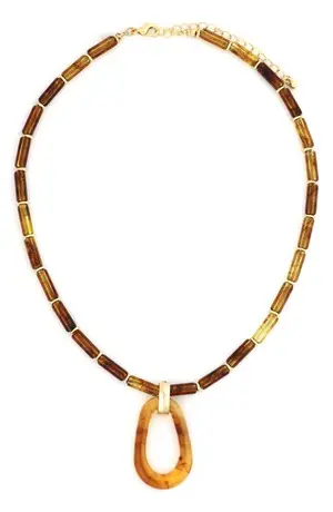 PANACEA Beaded Pendant Necklace