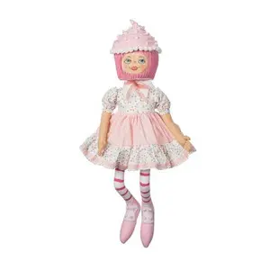 GALLERIE II Skylar Sweet Gathered Traditions Joe Spencer's Figurine Doll 24 - Pink