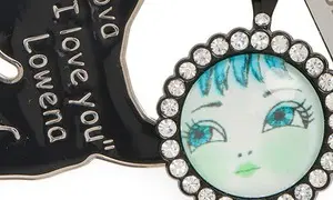 CHOPOVA LOWENA Dog I Love You Bag Charm