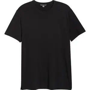 John Varvatos Bale Crewneck Cotton Blend T-shirt - Black