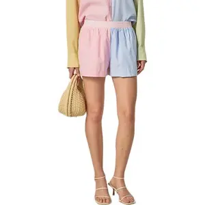 English Factory Color Blocked Shorts For Women