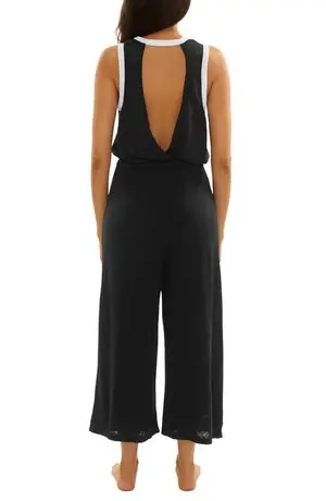 BECCA By Rebecca Virtue Beach Date Cotton Slub Cover-up Jumpsuit