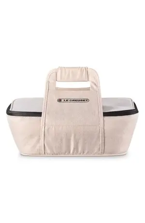 LE CREUSET Canvas Bakeware Tote - Ecru