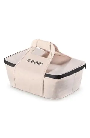 LE CREUSET Canvas Bakeware Tote - Ecru