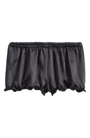 SKIMS Lightweight Satin Shorts - Obsidian