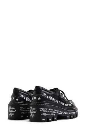 Sperry X Monse Authentic Original 2-eye Lug Boat Shoe - Black Graphic