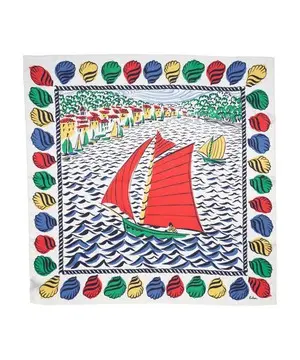 Echo Sail Away Silk Square - Multi