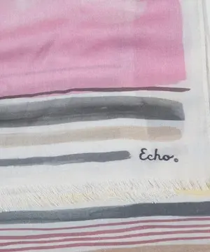 Echo Painted Stripe Wrap - Black