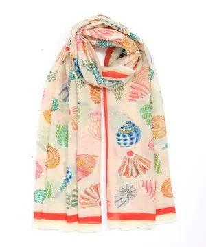 Echo Sea Shells Sarong - Multi