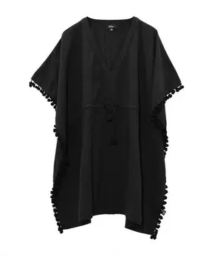 Echo Lamai Butterfly Caftan - Black