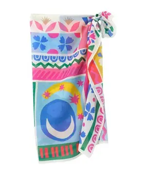 Echo Solstice Collage Sarong - Multi