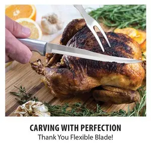 RADA Cutlery 6.625 Carver Boning Knife - Silver