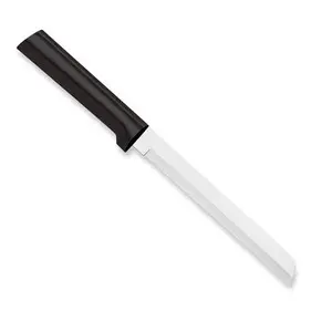 RADA Cutlery 6-inch Bread Knife Stainless Steel Serrated Blade - Black