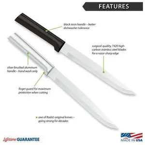 RADA Cutlery 7-inch Slicer Knife - Silver
