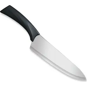 RADA Cutlery 8.5-inch French Chef Knife Anthem Wave Handle - Black