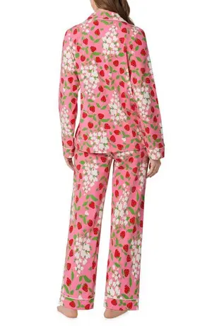 BEDHEAD PAJAMAS Print Stretch Organic Cotton Pajamas - Spring Berry