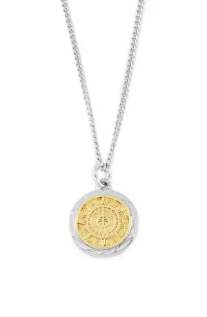 SERGE DENIMES Compass Pendant Necklace