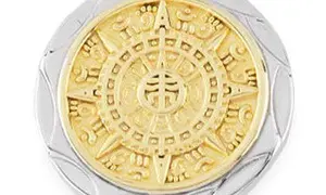 SERGE DENIMES Compass Pendant Necklace
