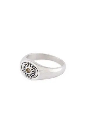 SERGE DENIMES Helios Signet Ring