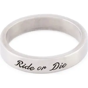 SERGE DENIMES Loyalty Band Ring - Silver