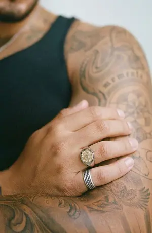 SERGE DENIMES Kusari Sterling Ring