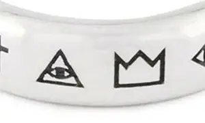 SERGE DENIMES 4 Symbols Ring