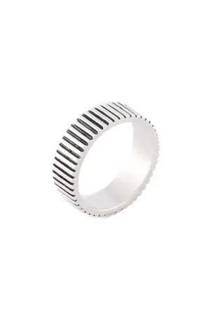 SERGE DENIMES Ridge Band Ring