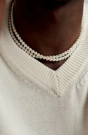 SERGE DENIMES Cultured Pearl Necklace