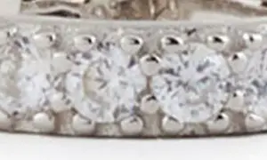 SERGE DENIMES Single Cubic Zirconia Hoop Earring