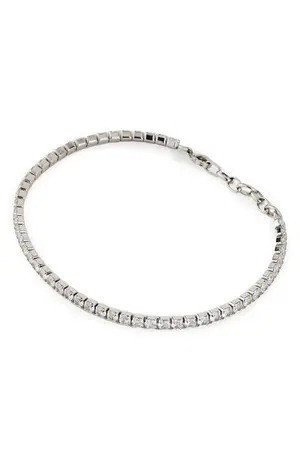 SERGE DENIMES Sterling Cubic Zirconia Tennis Bracelet