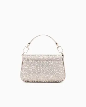 Giorgio Armani La Prima Soft Mini Bag In Satin And Rhinestones