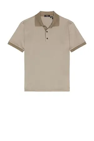 Theory Mod Jacquard Geo Polo - Morel Multi