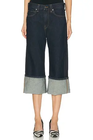 Khaite Boyle Straight Leg Crop Denim - Benson