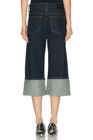 Khaite Boyle Straight Leg Crop Denim - Benson