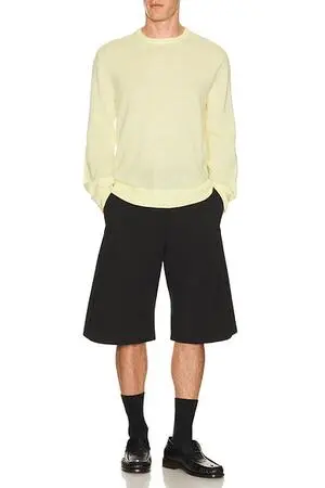 Helmut Lang Sheer Crewneck Sweatshirt