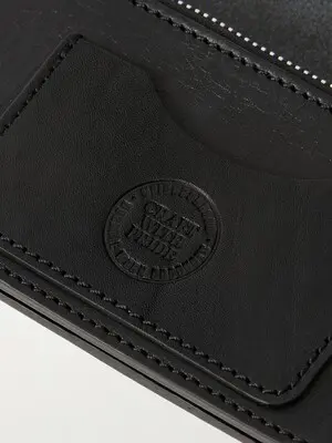 NEIGHBORHOOD Logo-embossed Leather Billfold Wallet