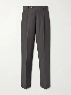 MFPEN Straight-leg Pleated Wool Trousers