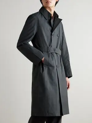 Oliver Peoples Albers Belted Woven Trench Coat