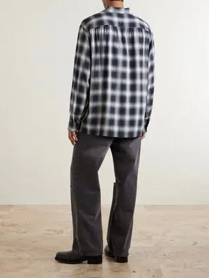 Our Legacy Checked Woven Shirt - Black