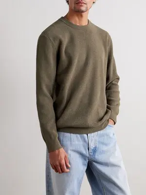 Nn07 Danny 6429 Ribbed-knit Sweater - Brown