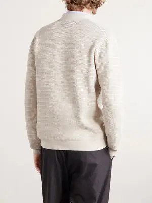 Nn07 Gustav Organic Cotton Zip-up Cardigan - Neutrals