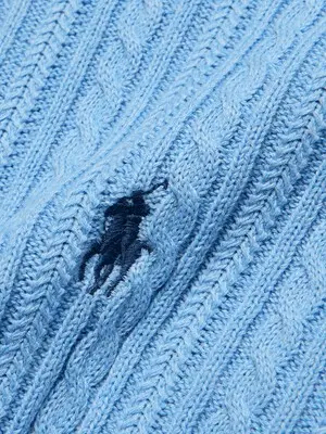 Polo Ralph Lauren Cable-knit Cotton Polo Shirt