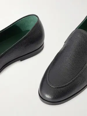 VINNY'S Marcel Full-grain Leather Loafers