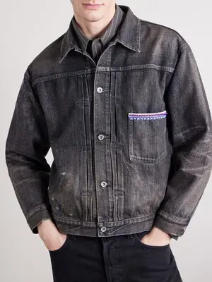 NEIGHBORHOOD Savage Type-1 Denim Jacket - Black
