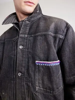 NEIGHBORHOOD Savage Type-1 Denim Jacket - Black