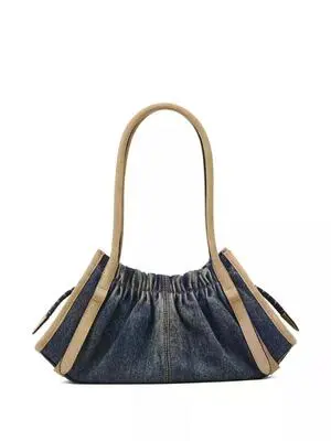 Marc Jacobs The Cristina Denim Suede Satchel - Blue