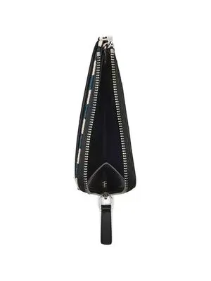 Marc Jacobs Stripe Top Zip-wallet - Blue
