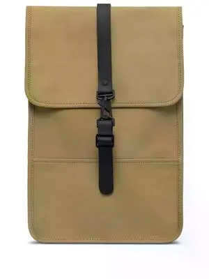 Rains 13020 Buckle-strap Backpack - Neutrals