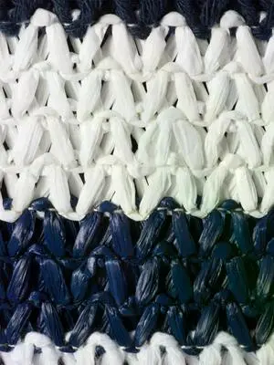 Miu Miu Raffia-effect Woven Tote Bag - Blue